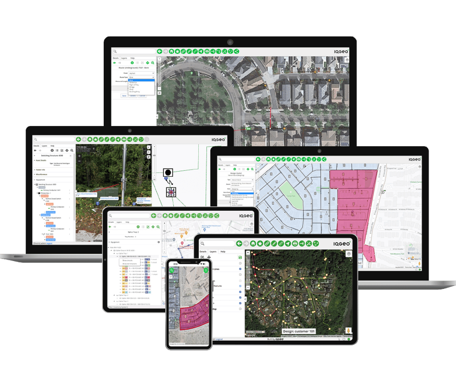 Field mobility solution for telecom and utility operators | IQGeo