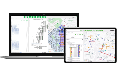 Fiber optic and coaxial network management software | IQGeo